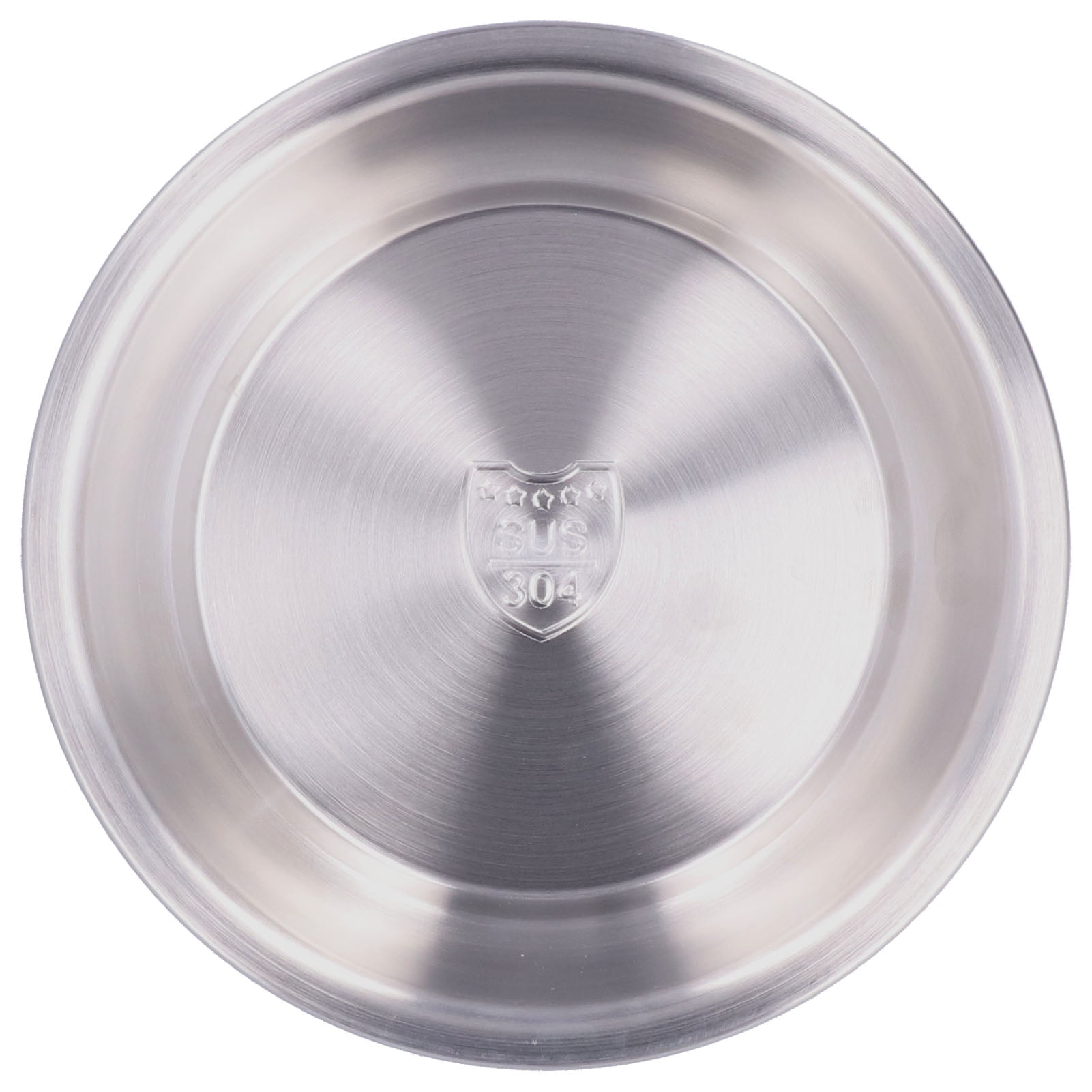 18cm / 7in Stainless Steel 304 Food-Grade Round Deep Plate for Eating ...