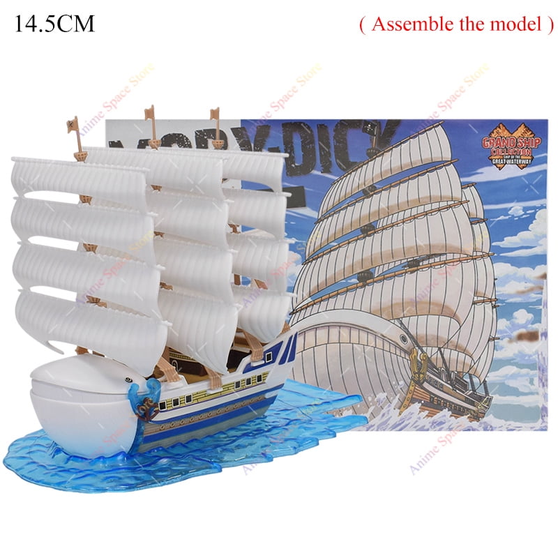 18cm Anime One Piece Figure Thousand Sunny Going Merry Boat Pirate Ship ...