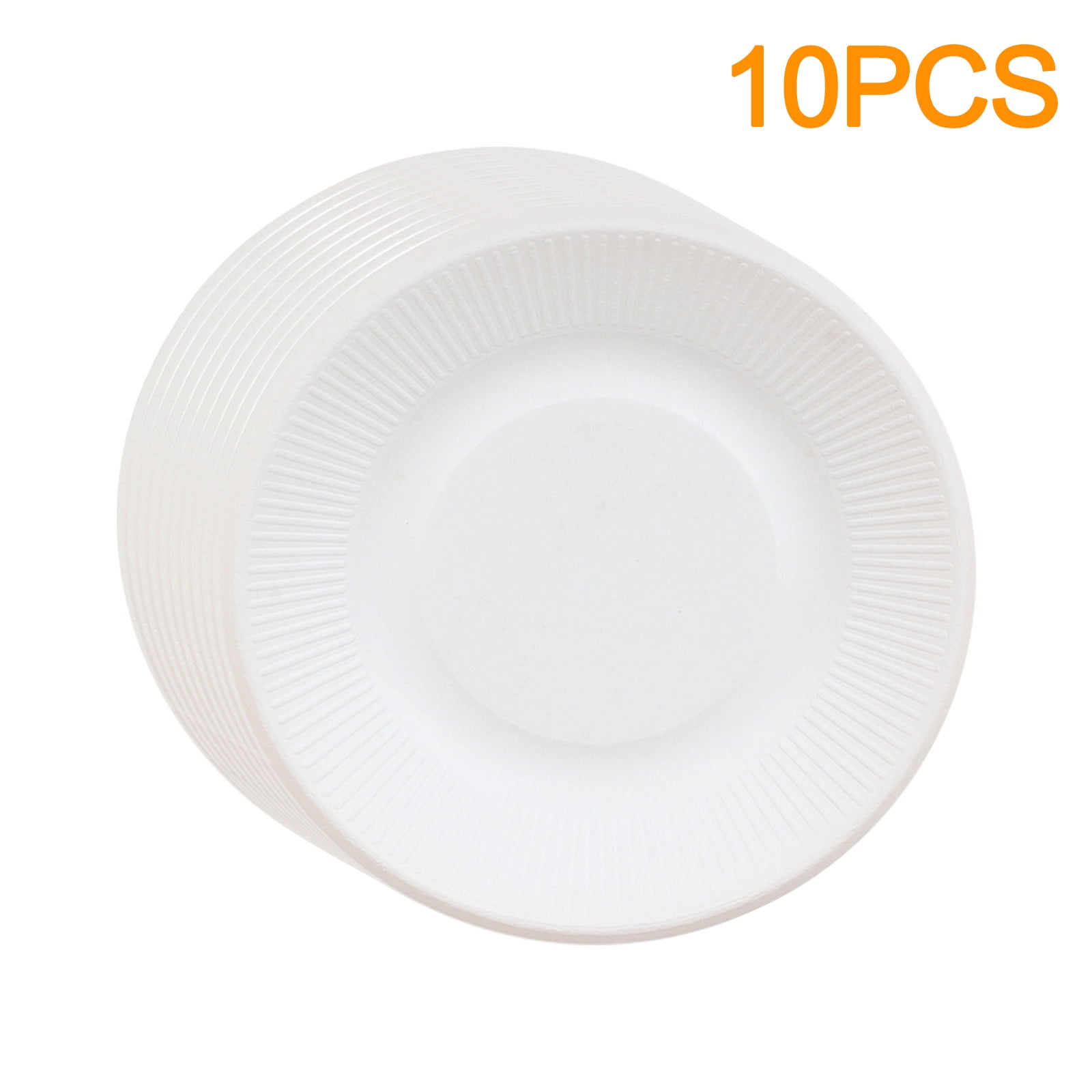 18cm Disposable Round Plates, Disposable Compostable Plates, Heavy Duty ...