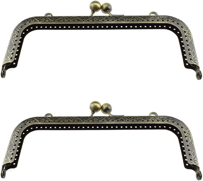 18cm Length Square Frame Kiss Clasp Smooth Grip Action Close Securely ...