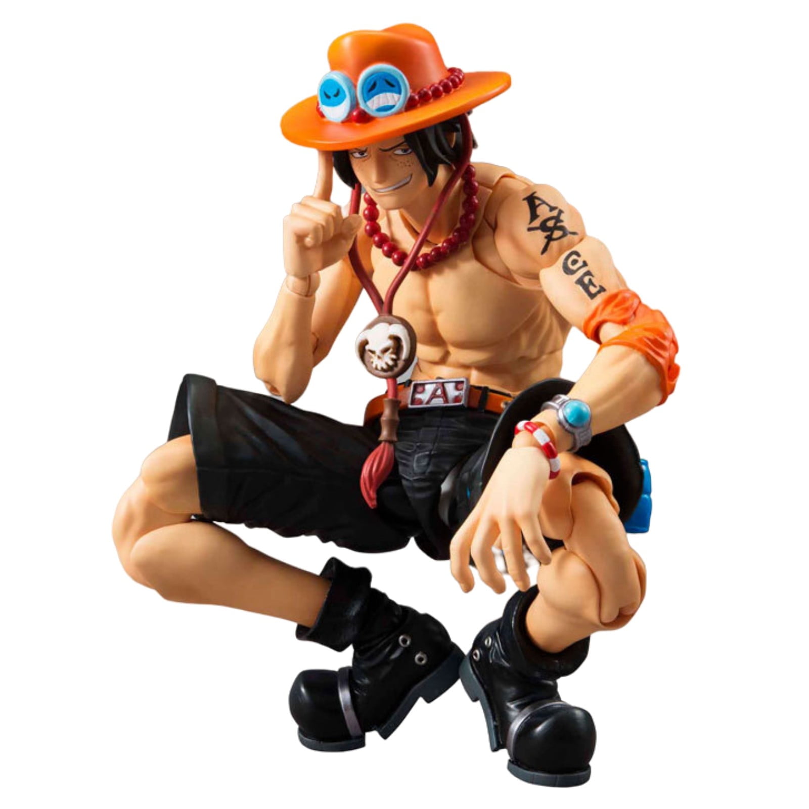 18cm Portgas D. Ace Anime Action Figure - PVC Collectible with 20 ...