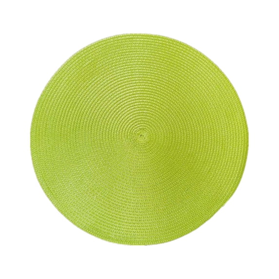 18cm Round PP Woven Placemat, Wenini Oilproof Heat Resistant Table Mat ...