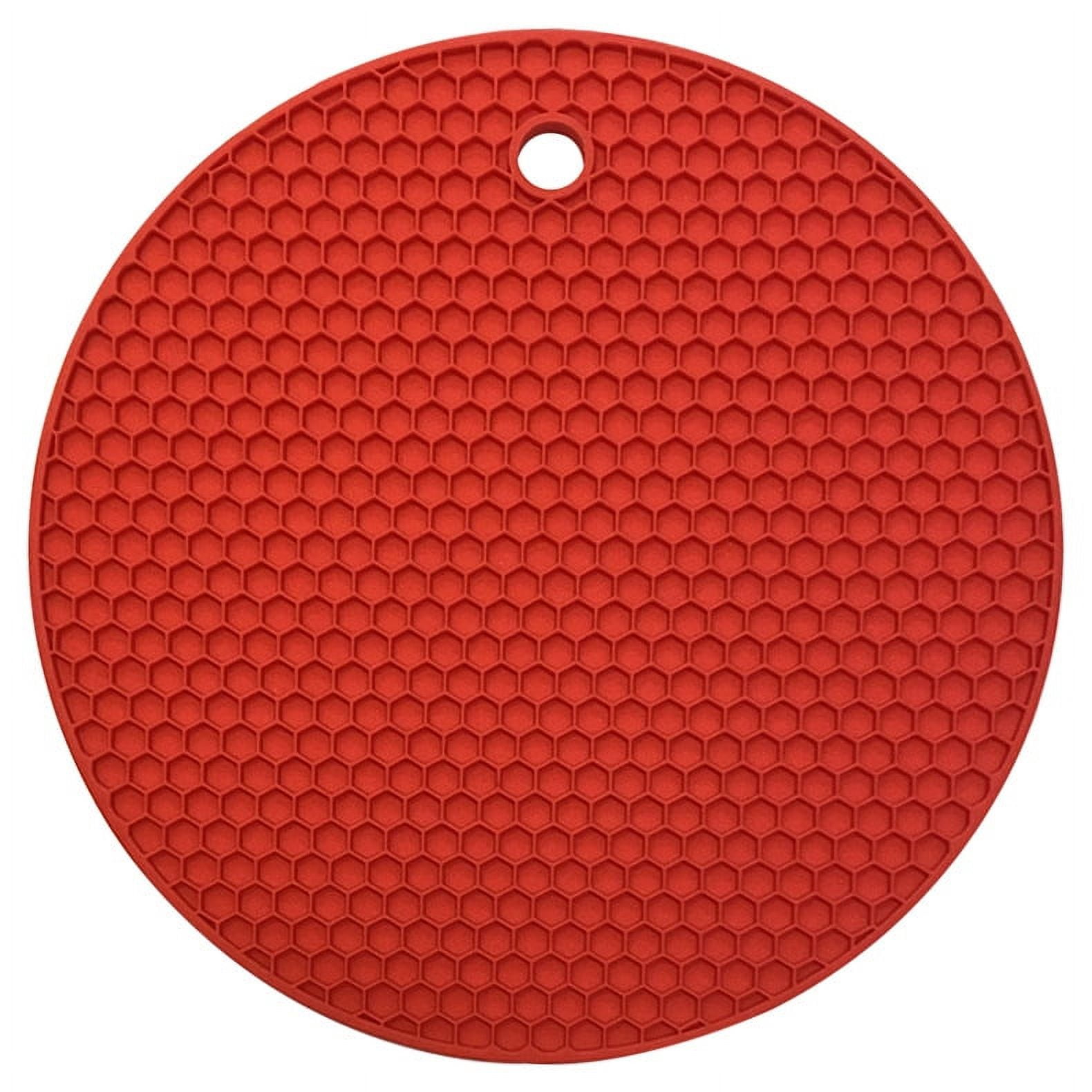 18cm Round Silicone Mat Coaster Food Grade Material Placemat Non-slip ...