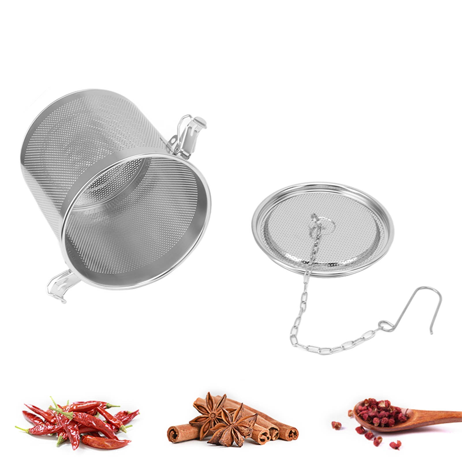 18cm Stainless Steel Spice Strainer with Microfilter for Kitchen ...