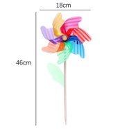 20pcs Colorful Plastic Pinwheel DIY Small Windmill Toy Set Beautiful ...