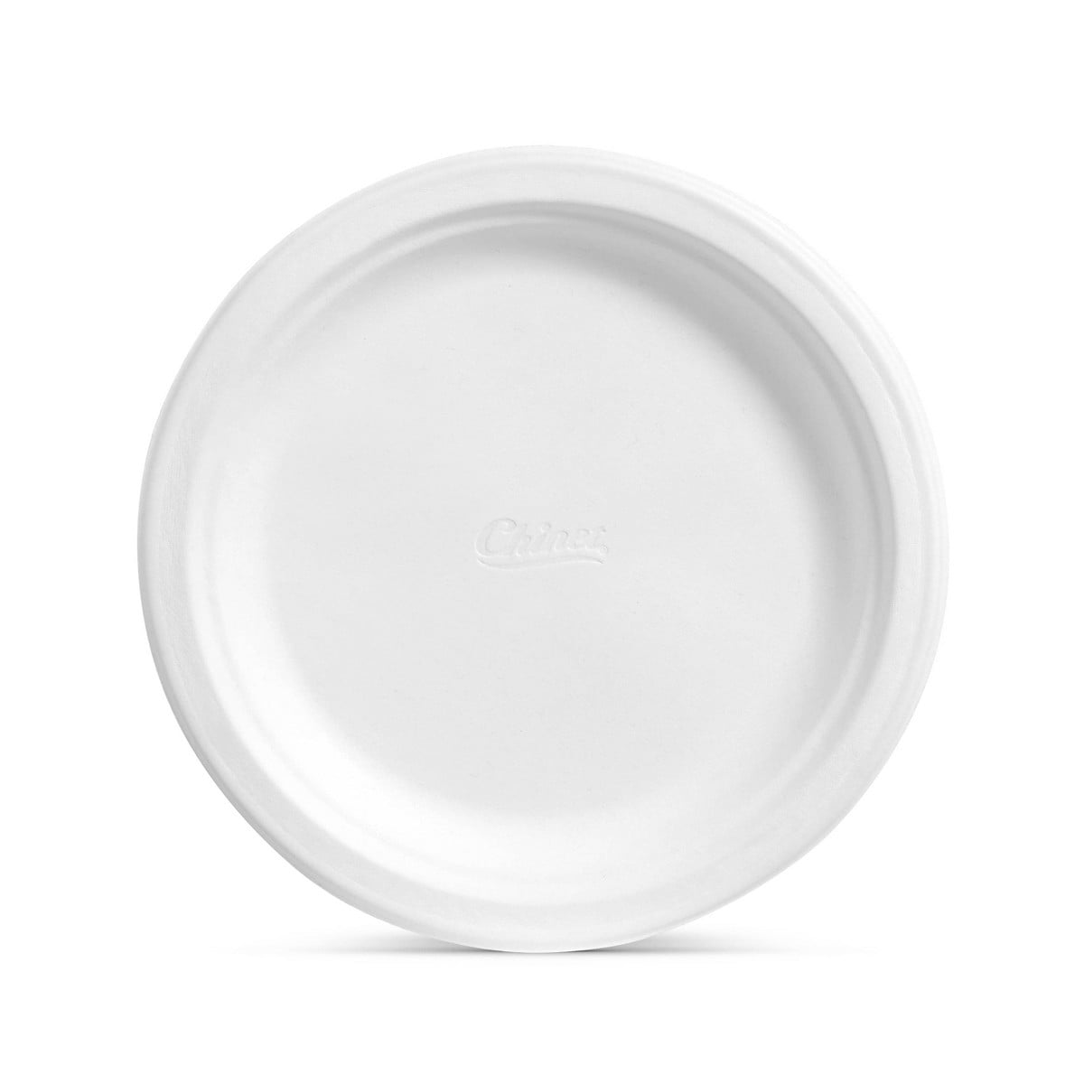 18ct Classic Round Disposable Plates, 10 3/8", Durable Disposable ...