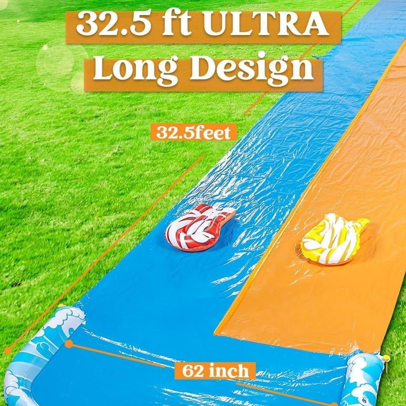 18ft/22.5ft/32.5ft Water Slide and Inflatable Boards, Double/Triple ...