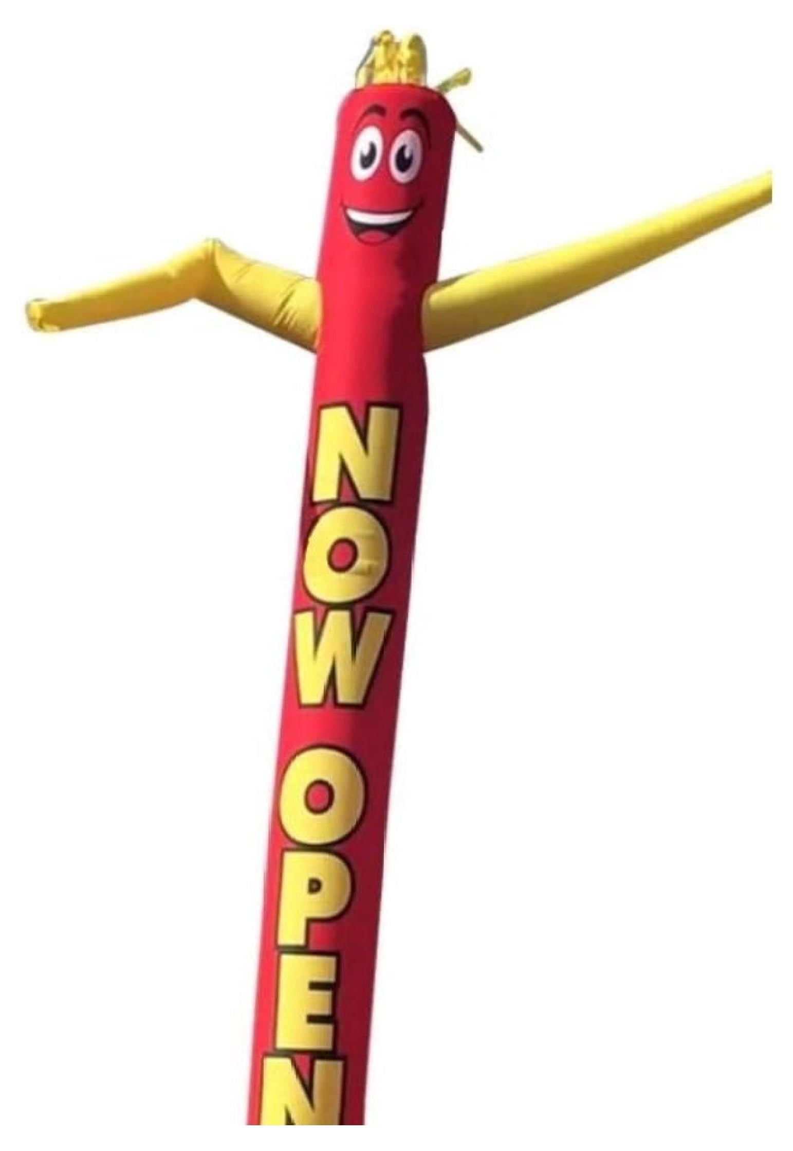 18ft Inflatable Tube Man Now Open (Red/Yellow) - Air Powered Dancer ...
