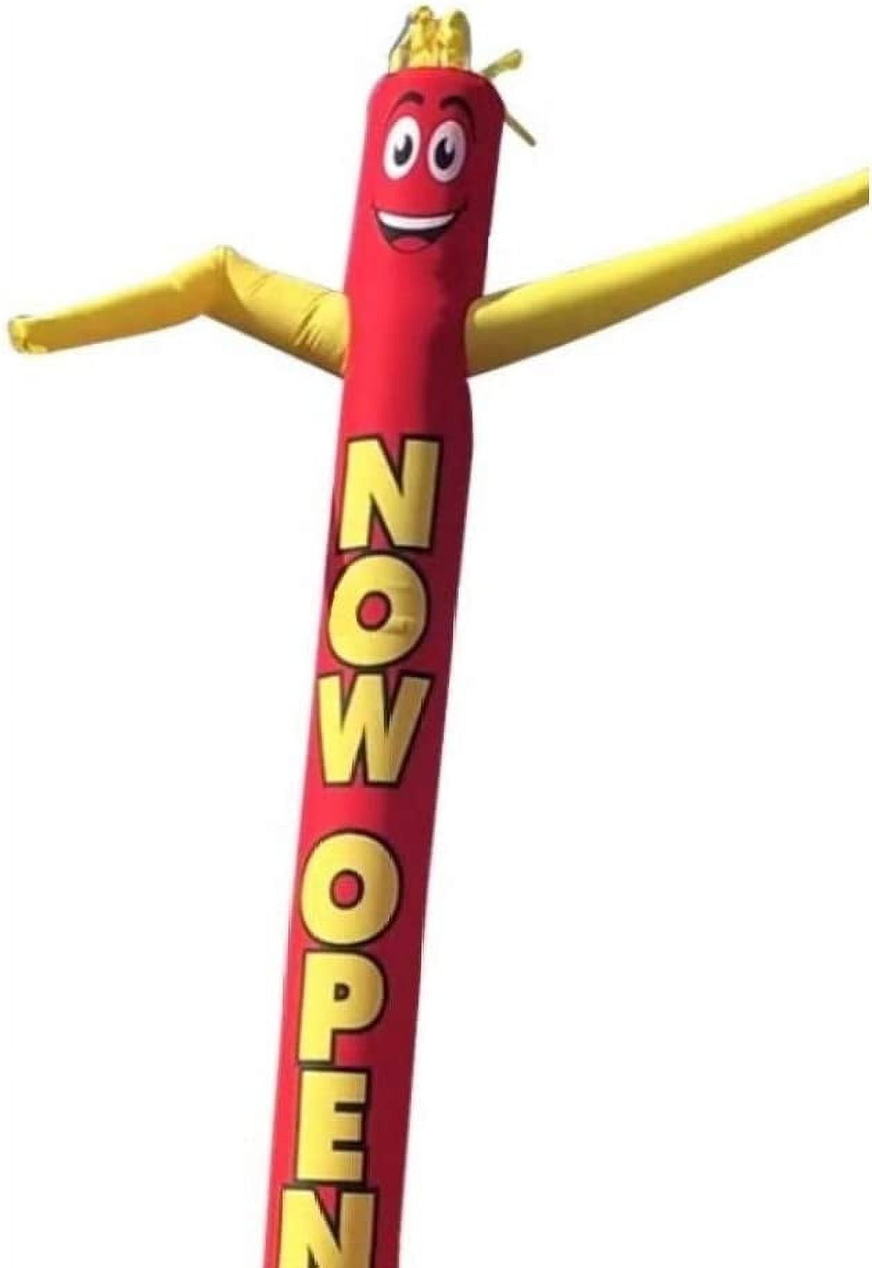 18ft Inflatable Tube Man Now Open (Red/Yellow) - Air Powered Dancer ...