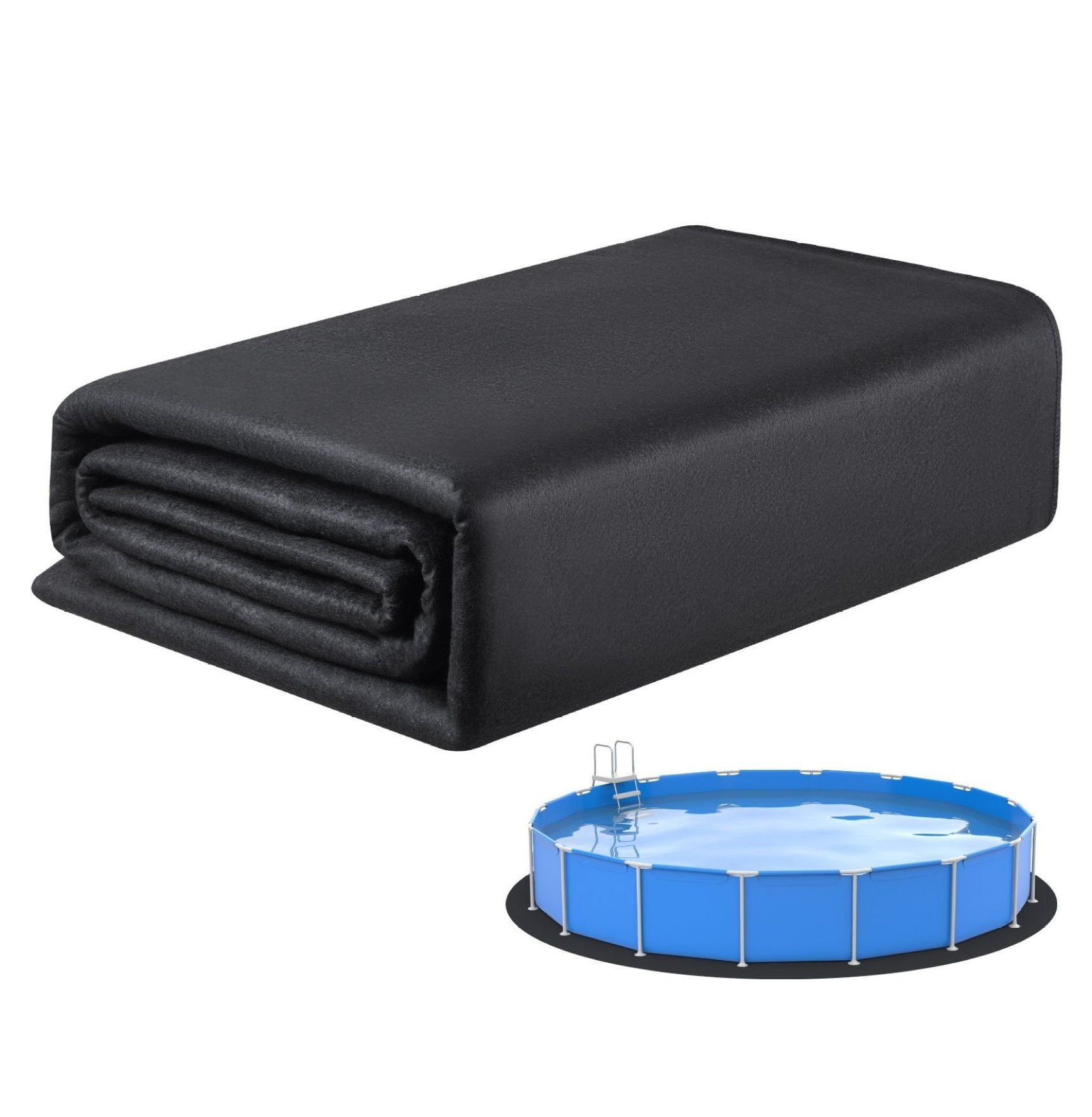 18ft Round Pool Liner Pad, Pool Liner Pad for Above Ground Swimming ...
