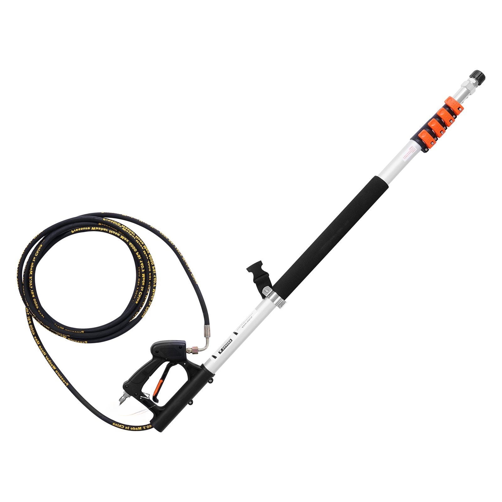18ft Telescoping Pressure Washer Wand with Brush Head - Extension Pole ...