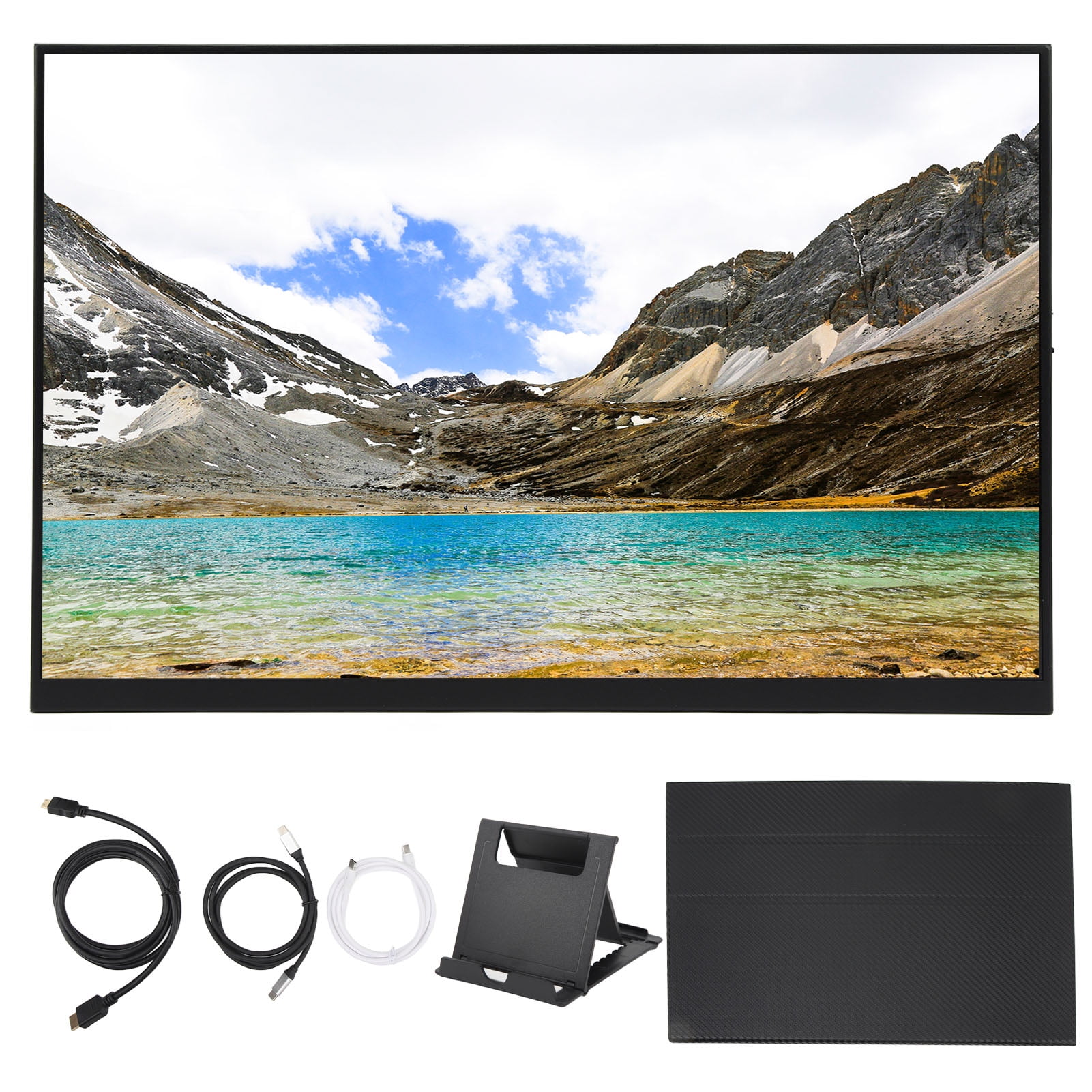 18in 2.5K HD IPS Portable USB Monitor Type C Computer Display HDR Eye ...