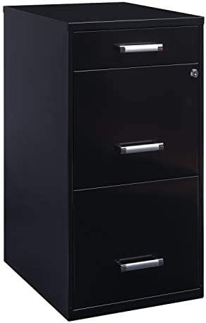18in. Deep 3 Metal Organizer Pencil Drawer SOHO Vertical File Cabinet ...
