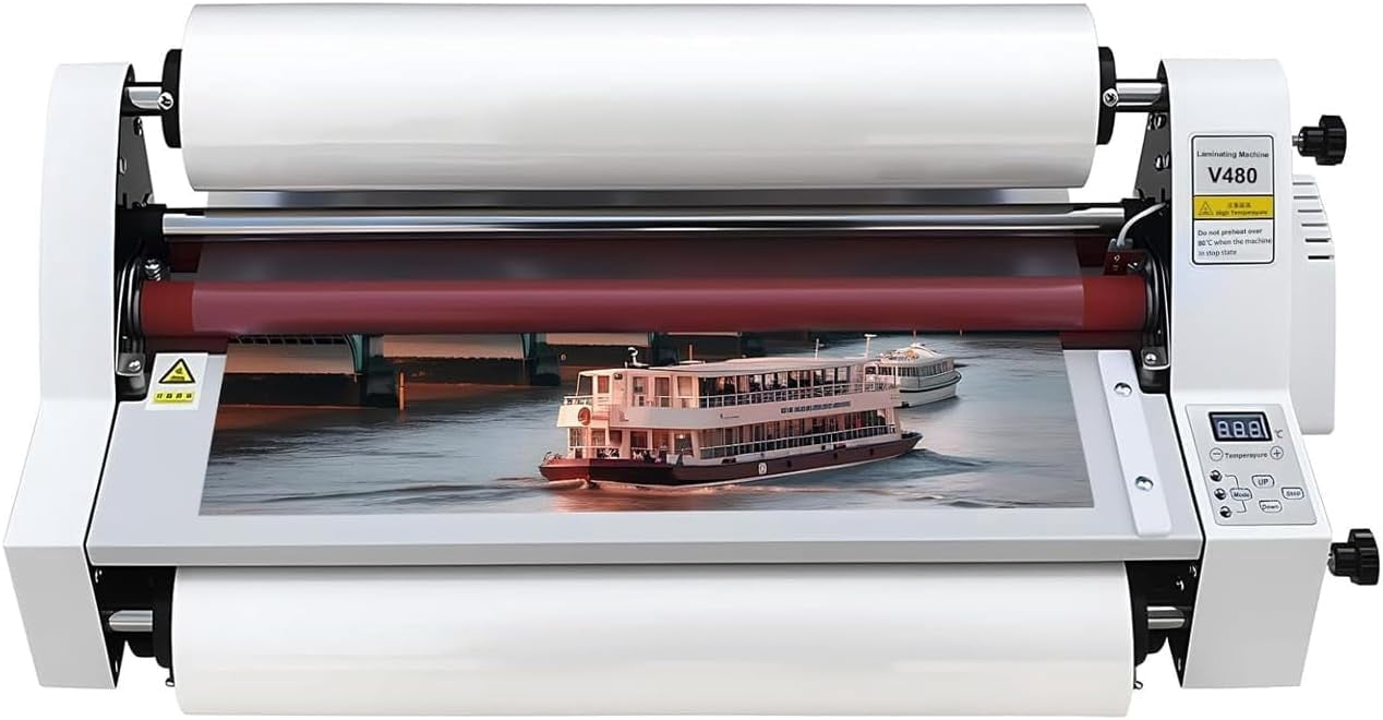 18inch Laminator Machine(V480), 110V Cold Hot Roller Laminating Machine ...