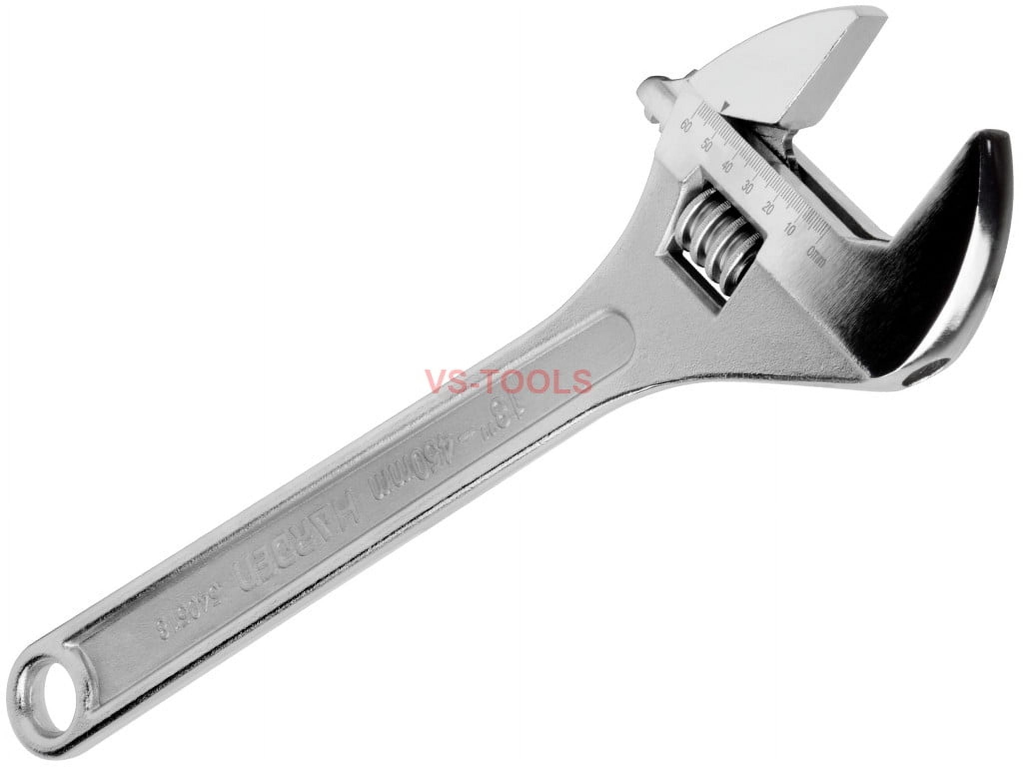 18inch Long Adjustable Jaws Wrench Open End Spanner Large Size Nuts ...