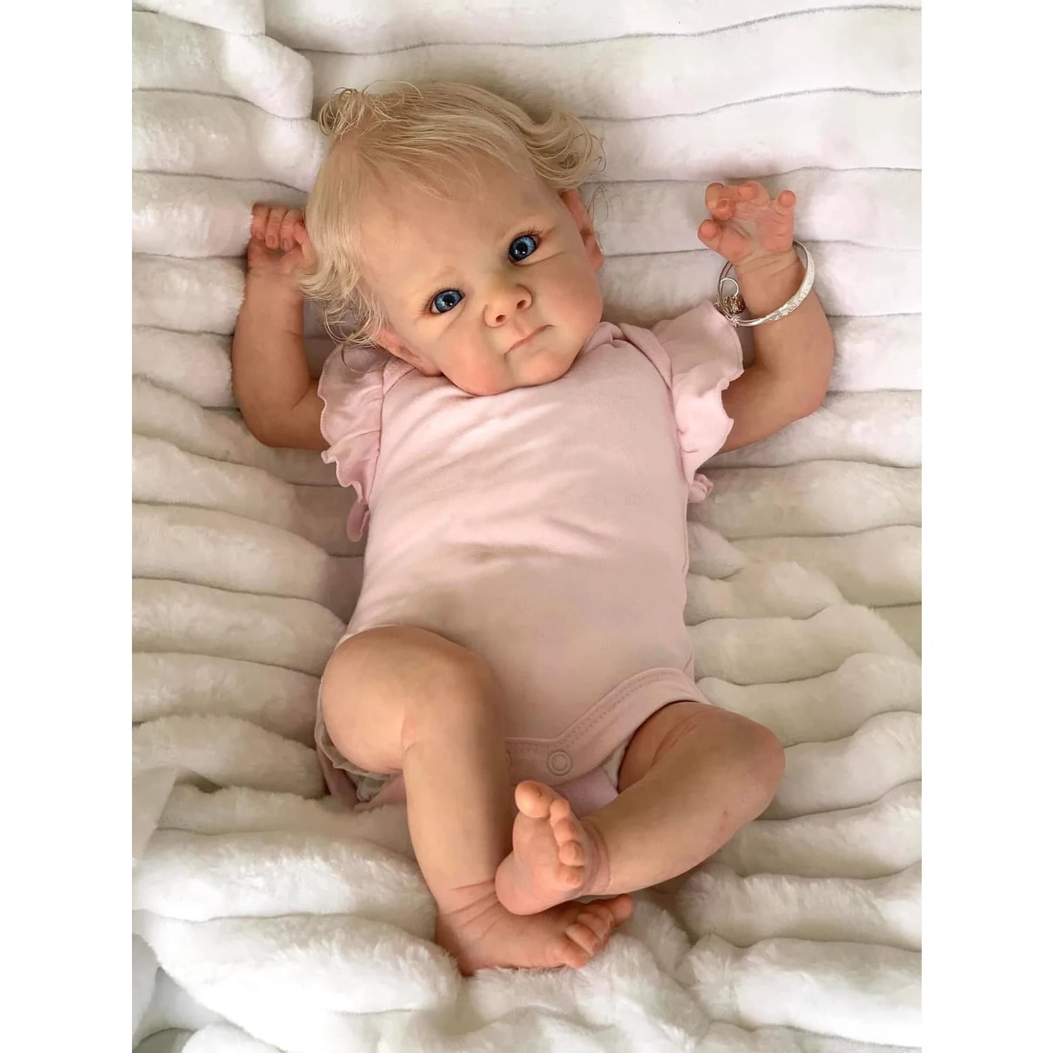 18inch Reborn Baby Bettie Newborn Doll Lifelike Soft Touch Cuddly Baby ...
