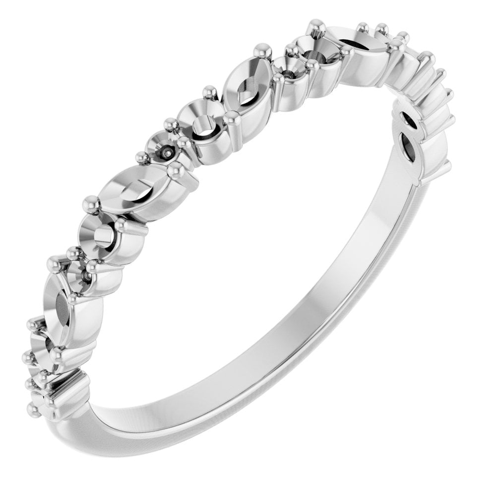 18k Palladium White Gold (No Nickel) Bridal Wedding Engagement ...