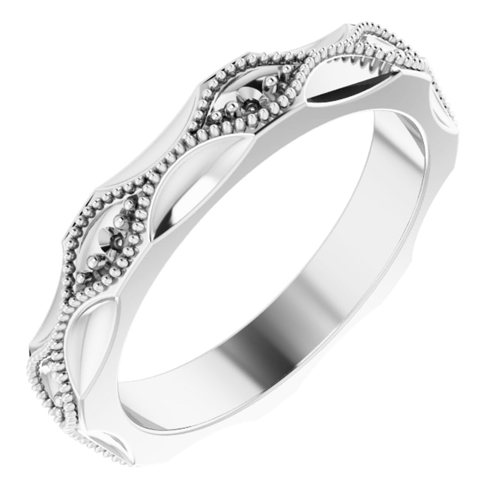 18k Palladium White Gold (No Nickel) Bridal Wedding Engagement ...