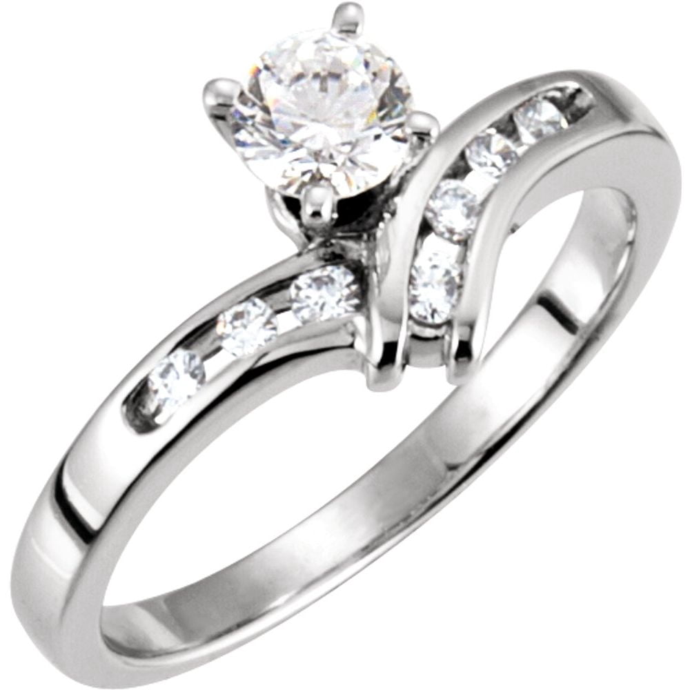 18k Rose Gold Bridal Wedding Engagement Anniversary Band Ring Fine ...