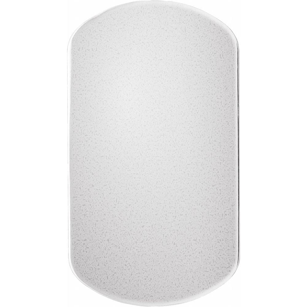 18k White Gold 20 Gauge Solid Dog Tag Stamping Fine Jewelry For Women ...