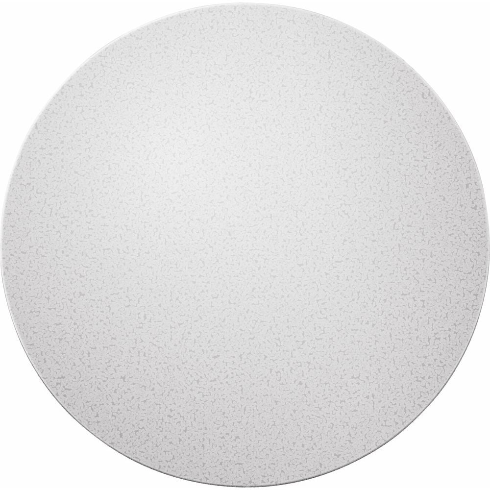 18k White Gold 9.53mm Round Shape 18 Gauge Stamping without Eyelet Fine ...