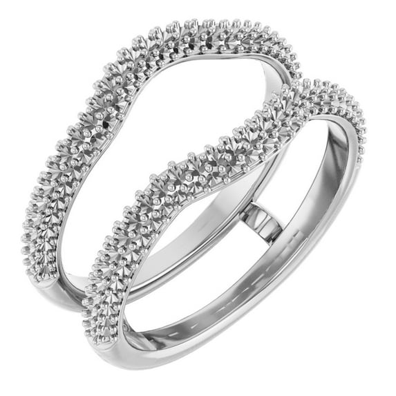 18k White Gold Wrap-Style Ring Guard Fine Jewelry For Women Gifts For ...