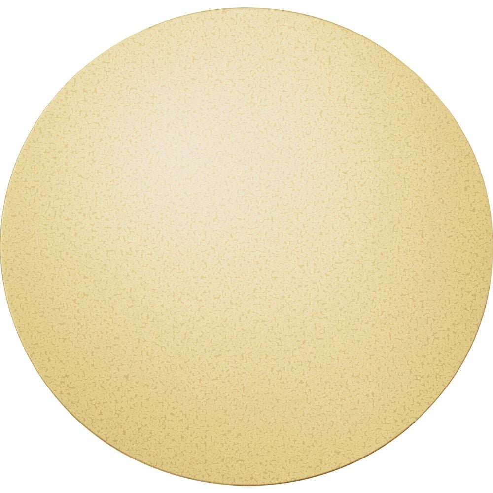 18k Yellow Gold 15.88mm Round Shape 24 Gauge Stamping without Eyelet ...