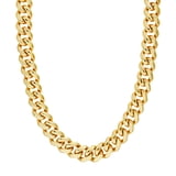 18k Yellow Gold 17.8mm Comfort Curb Box Lock Bracelet 9.75 Inch Link ...