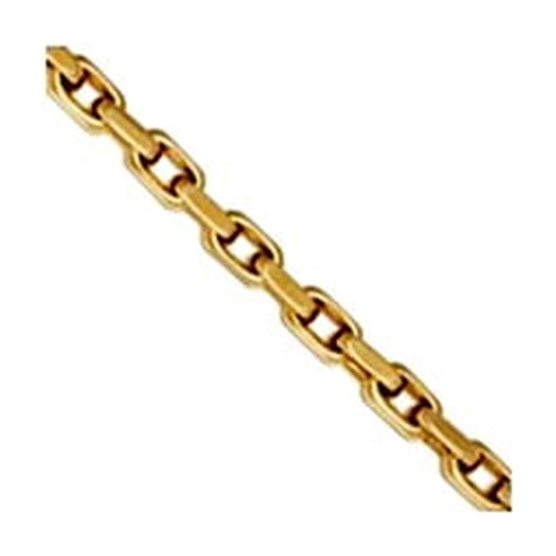 18k Yellow Gold 6.2mm Solid Fancy Link Bracelet 8 Inch Link Bracelet ...