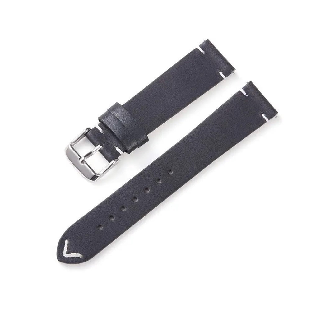 18mm 20mm 22mm Calfskin Leather Watchband Quick Release Watch Band ...