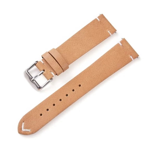18mm 20mm 22mm Calfskin Leather Watchband Quick Release Watch Band ...
