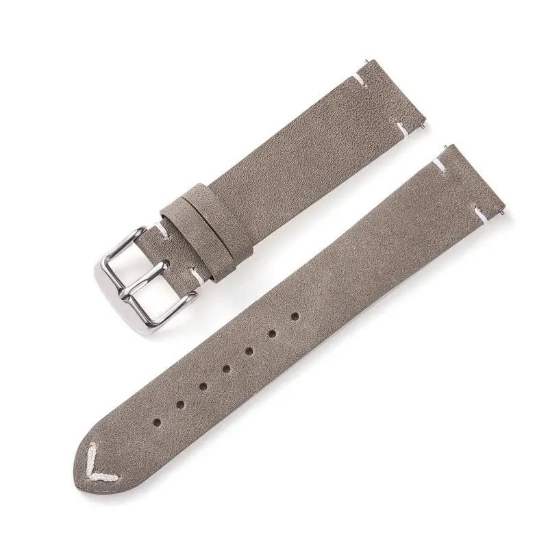18mm 20mm 22mm Calfskin Leather Watchband Quick Release Watch Band ...