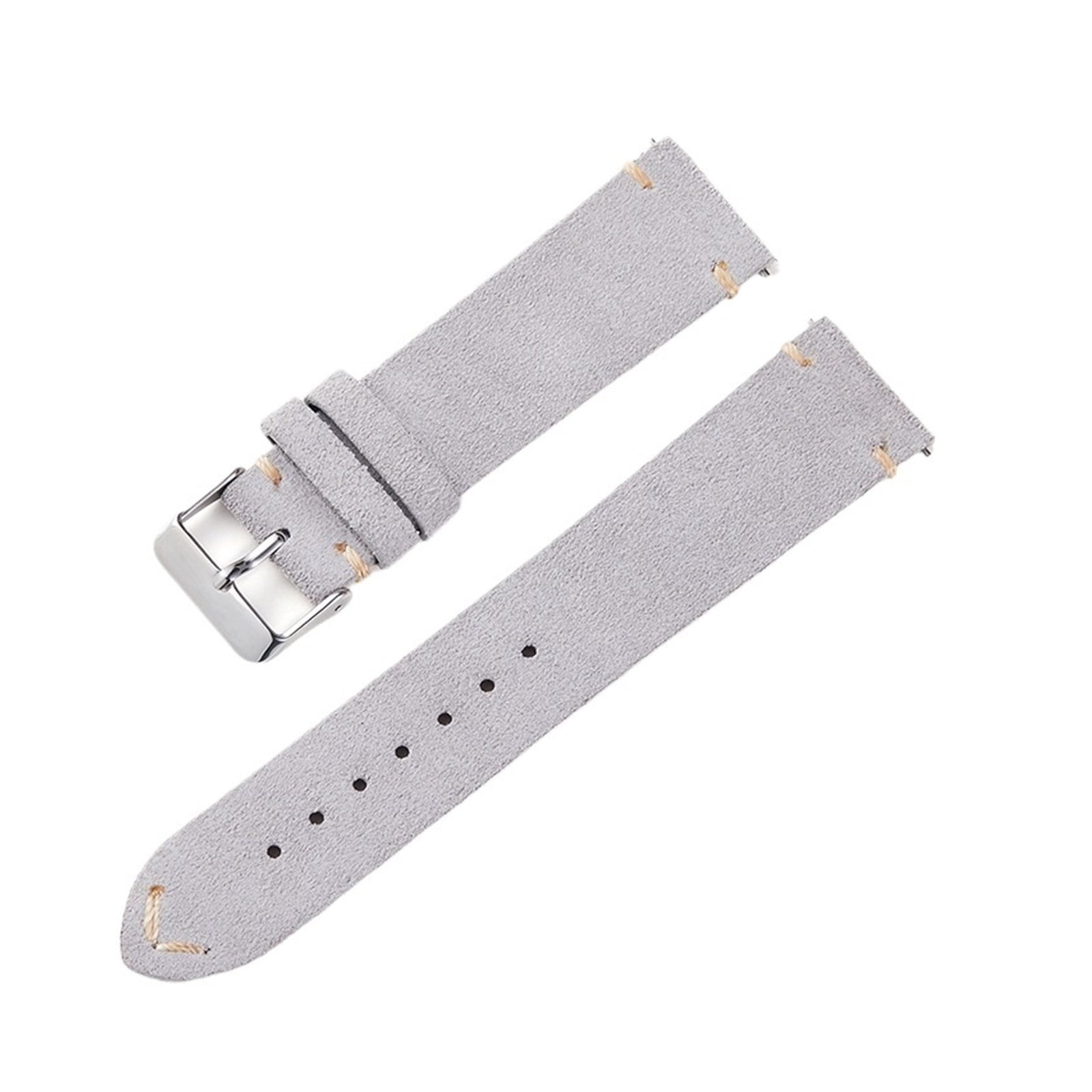 18mm 20mm 22mm Leather Vintage Watch Straps Gray Blue Brown Watchbands ...