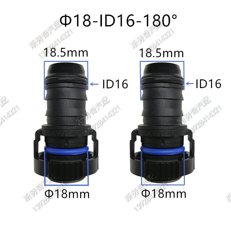 18mm Exhaust Pipe Fittings, Plastic Tube Connector for some ea888 ...