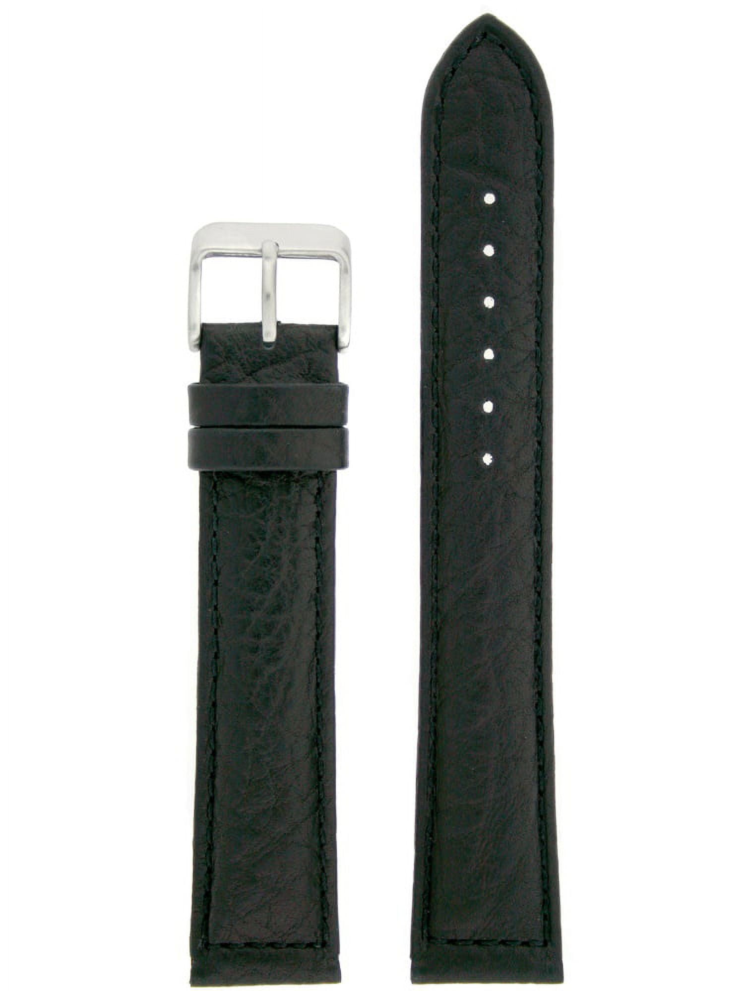 18mm Extra Long Watch Band XXL Genuine Leather Padded - Walmart.com