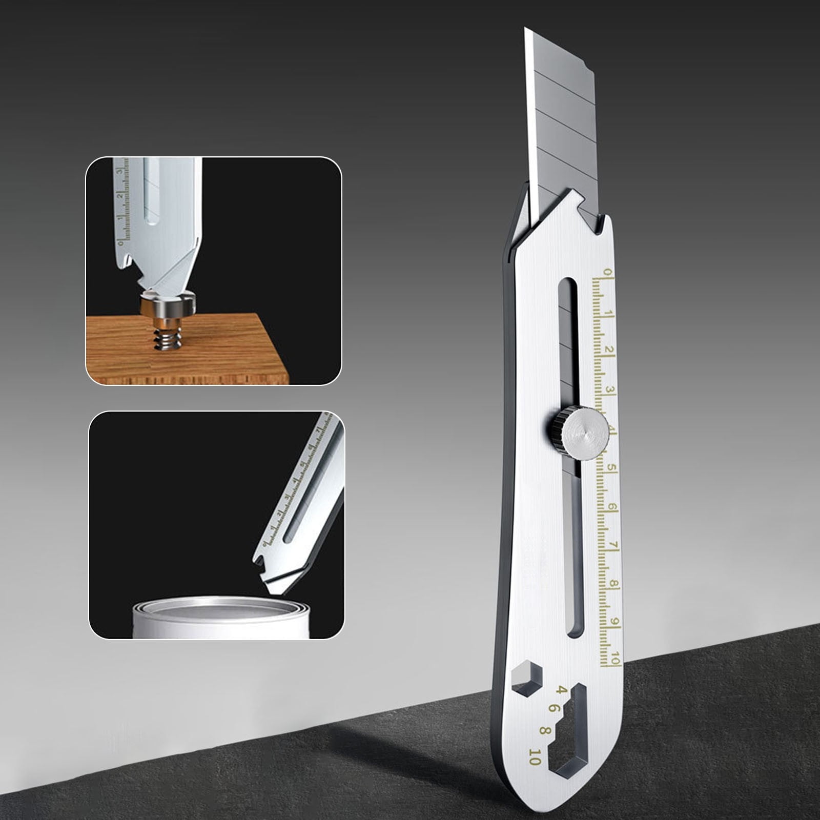 18mm Heavy-Duty Stainless Steel Utility Knife | Multi-Purpose Carpet ...