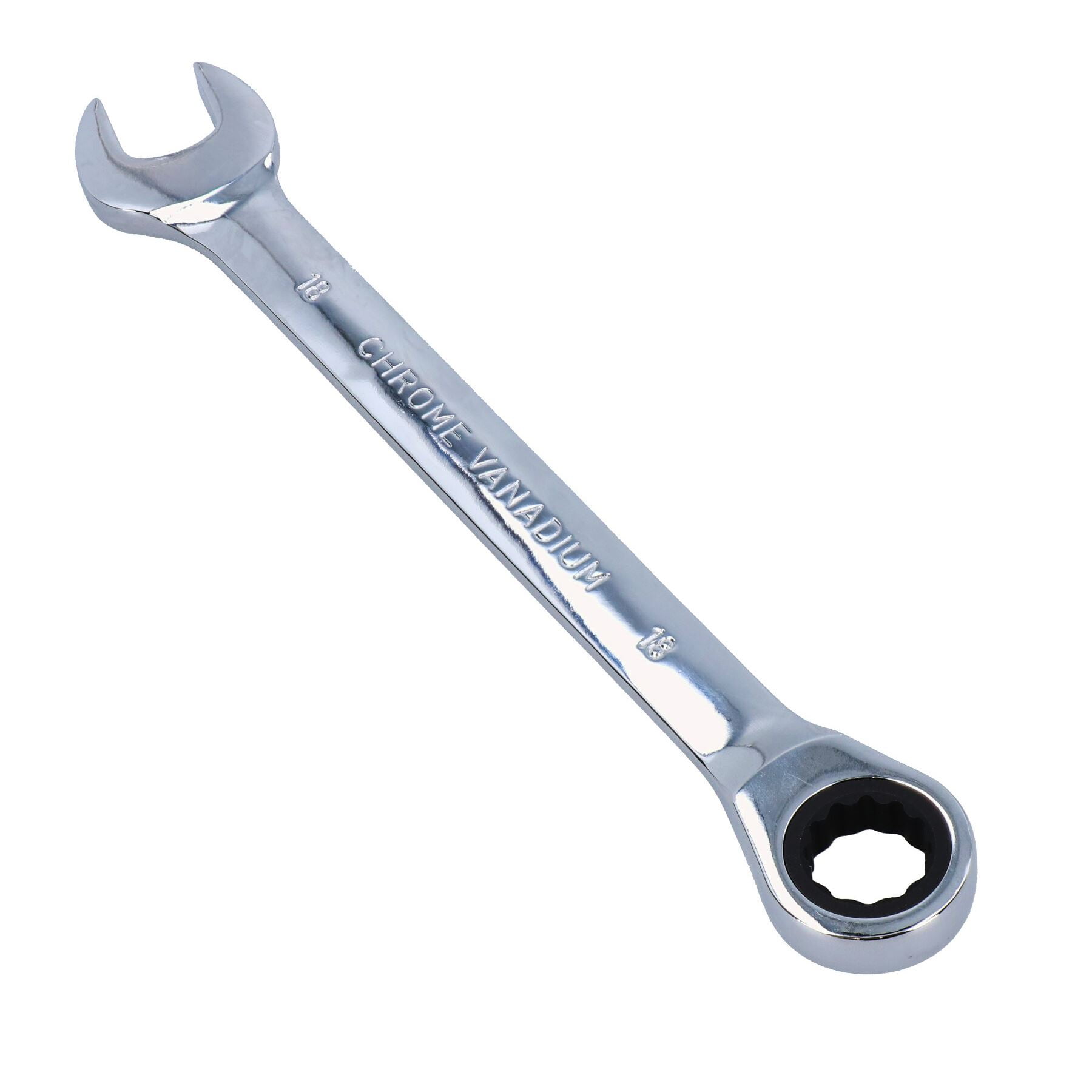 18mm Metric MM Combination Gear Ratchet Spanner Wrench 72 Teeth ...