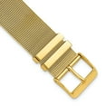18mm Two-Piece Milanese Style Gold-tone Stainless Steel Fine Mesh 7.5 ...