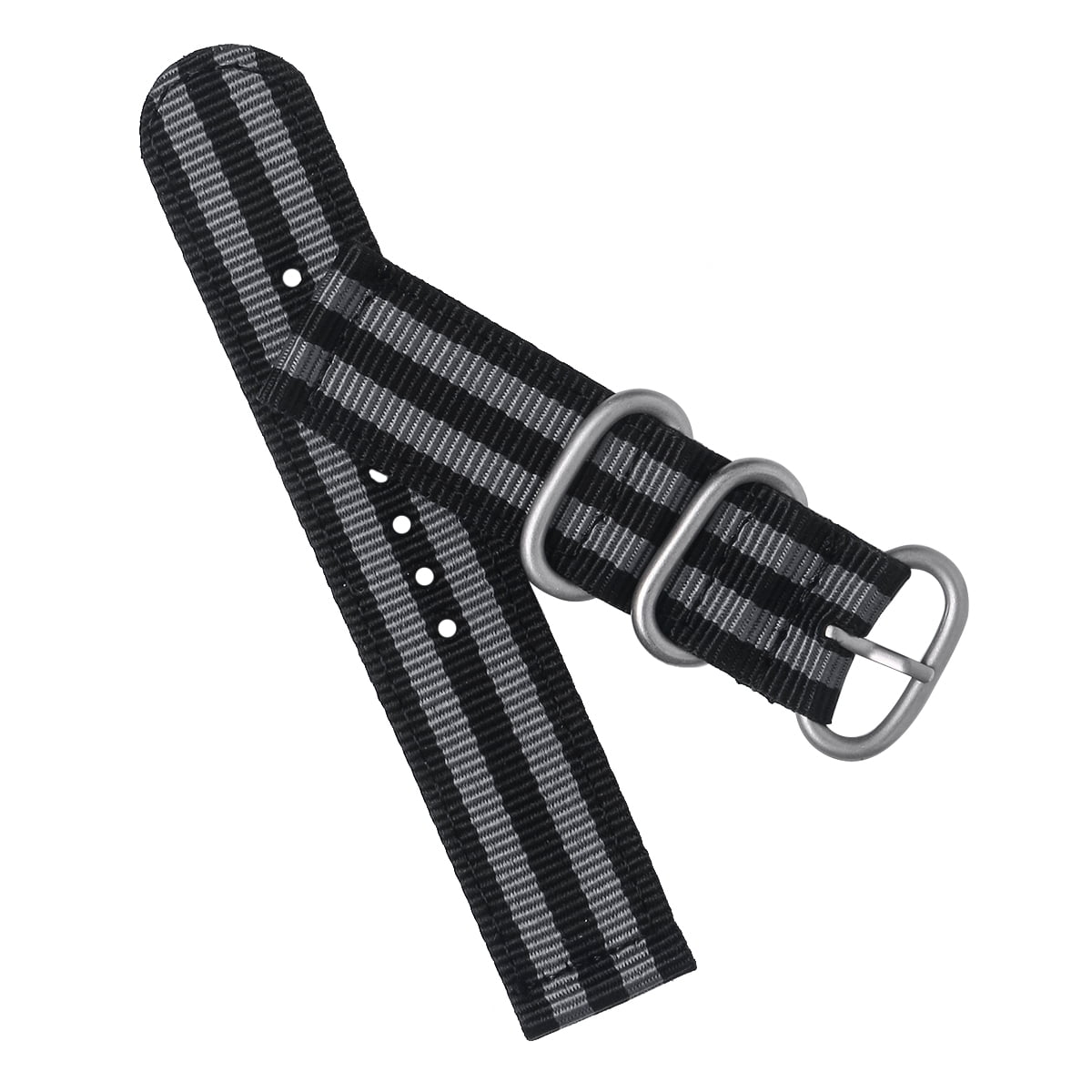 18mm Watch Strap Webbing Durable 2-Joint Nylon Watch Band Wristband for ...