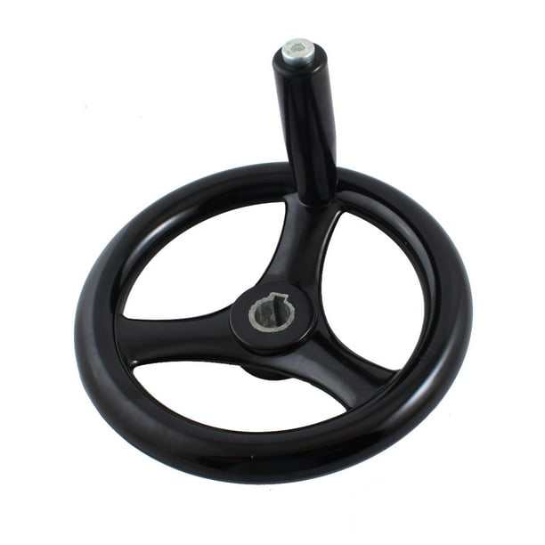18mmx200mm 3 Spoke Handwheel Hand Wheel + Handle for Milling Machine ...