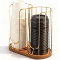 18oz Adjustable Coffee Cup Dispenser, Cup Holder Organizer for Storing ...