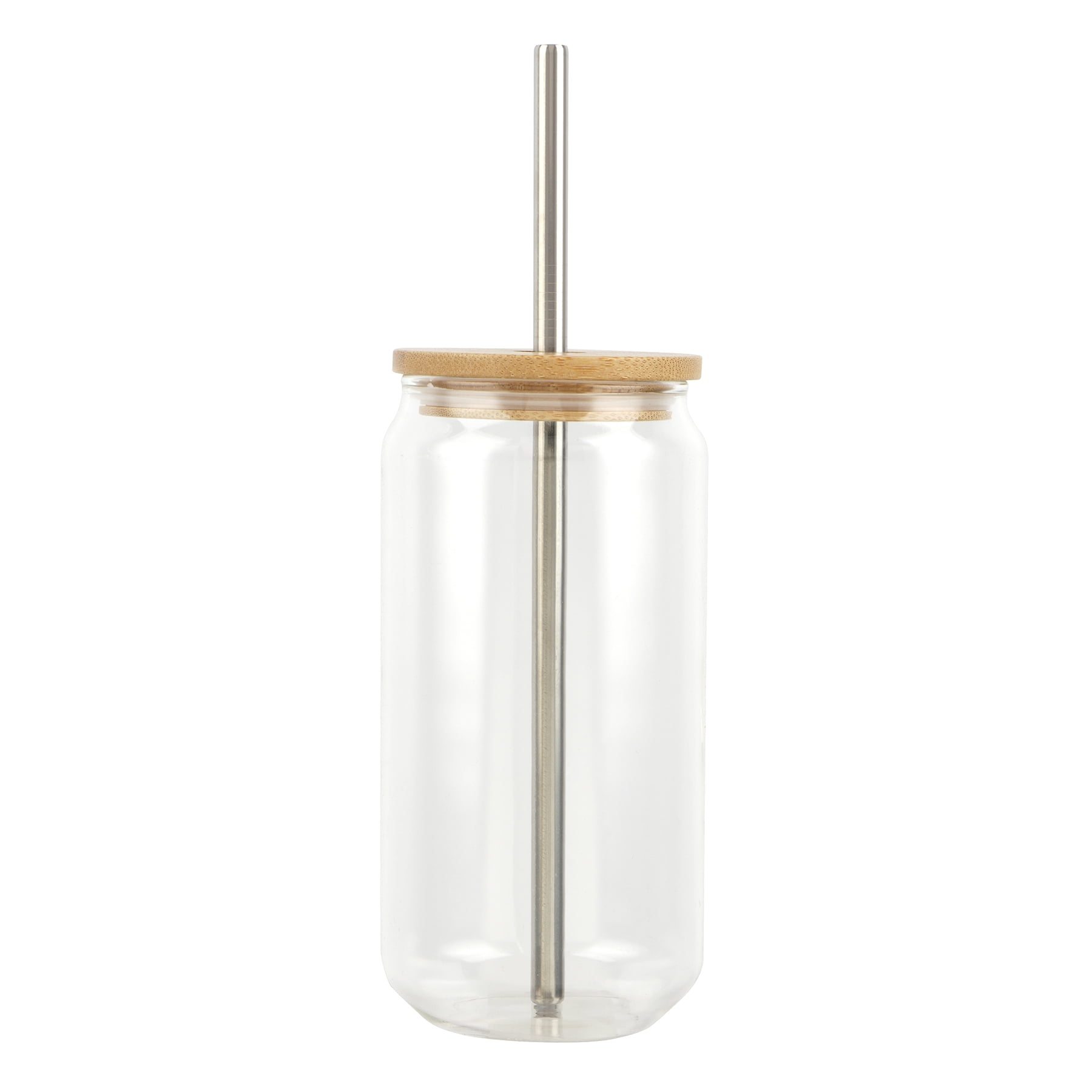 18oz. Clear Glass Sublimation Tumbler by Make Market - Drinkware with ...