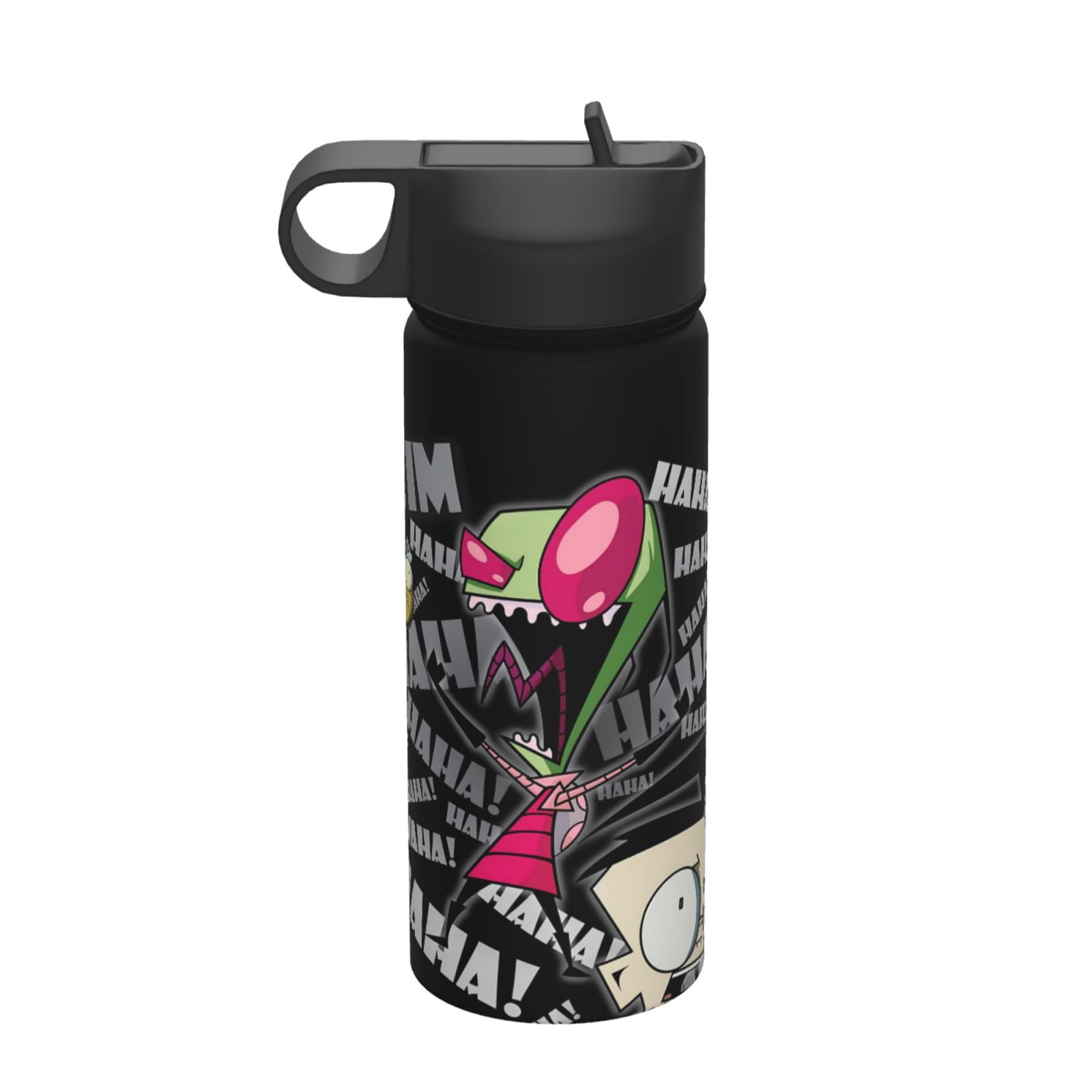 18oz Insulated Sports Water Bottle, Invader Zim Stainless Steel Tumbler ...