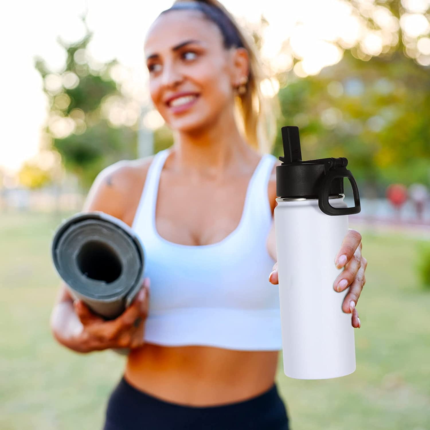 18oz Insulated Water Bottle Bulk 8 Pack, Kids Stainless Steel Water ...