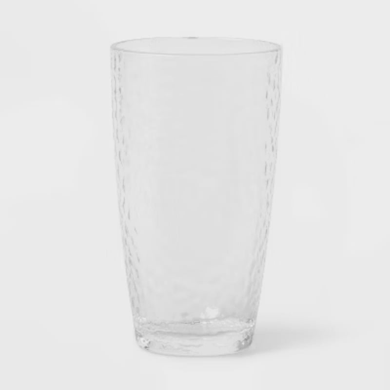 18oz Plastic Tall Textured Tumbler : Reusable Drinking Glass ...