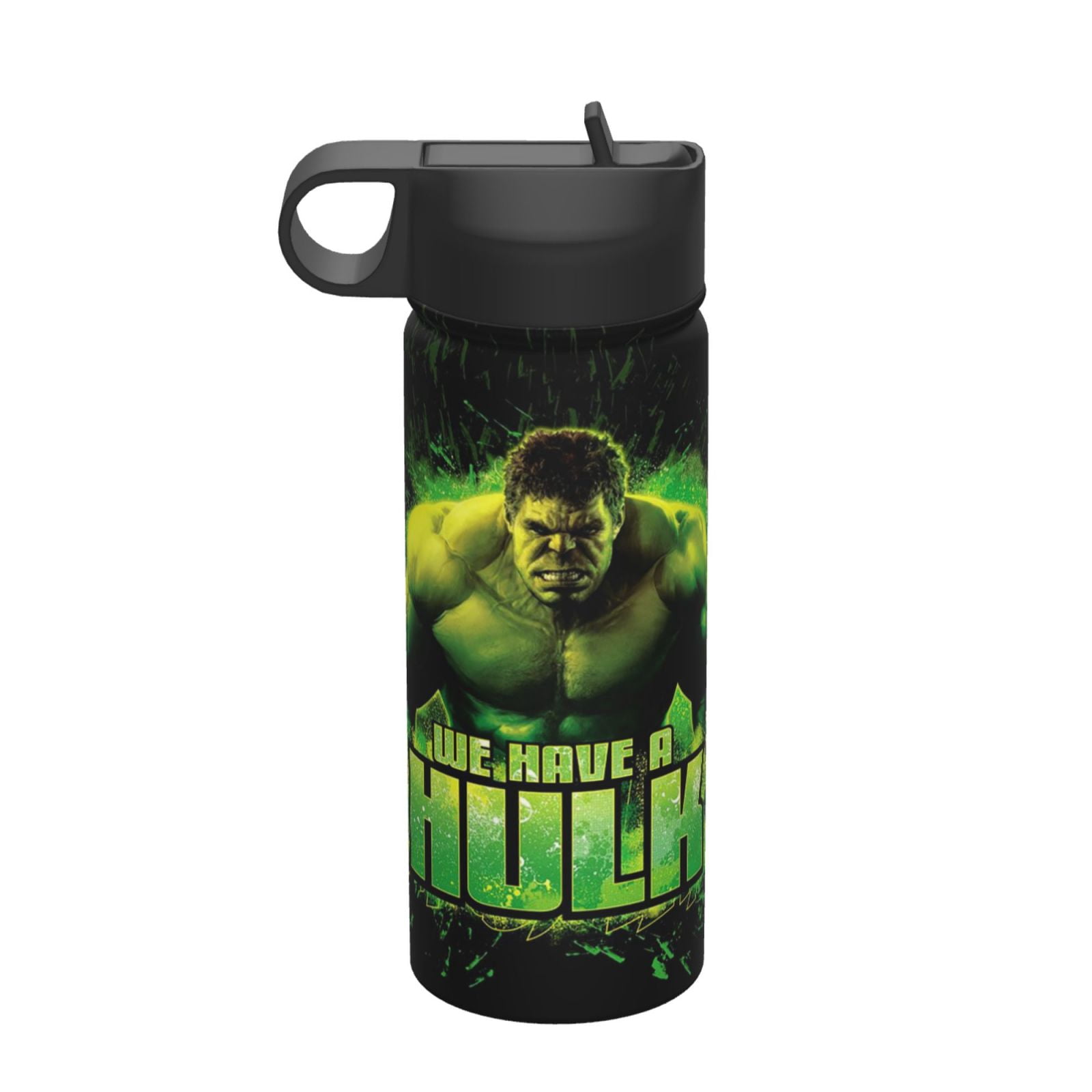 18oz Sports Insulated Kettle Drinking Cup Green Hulk Water Bottle ...