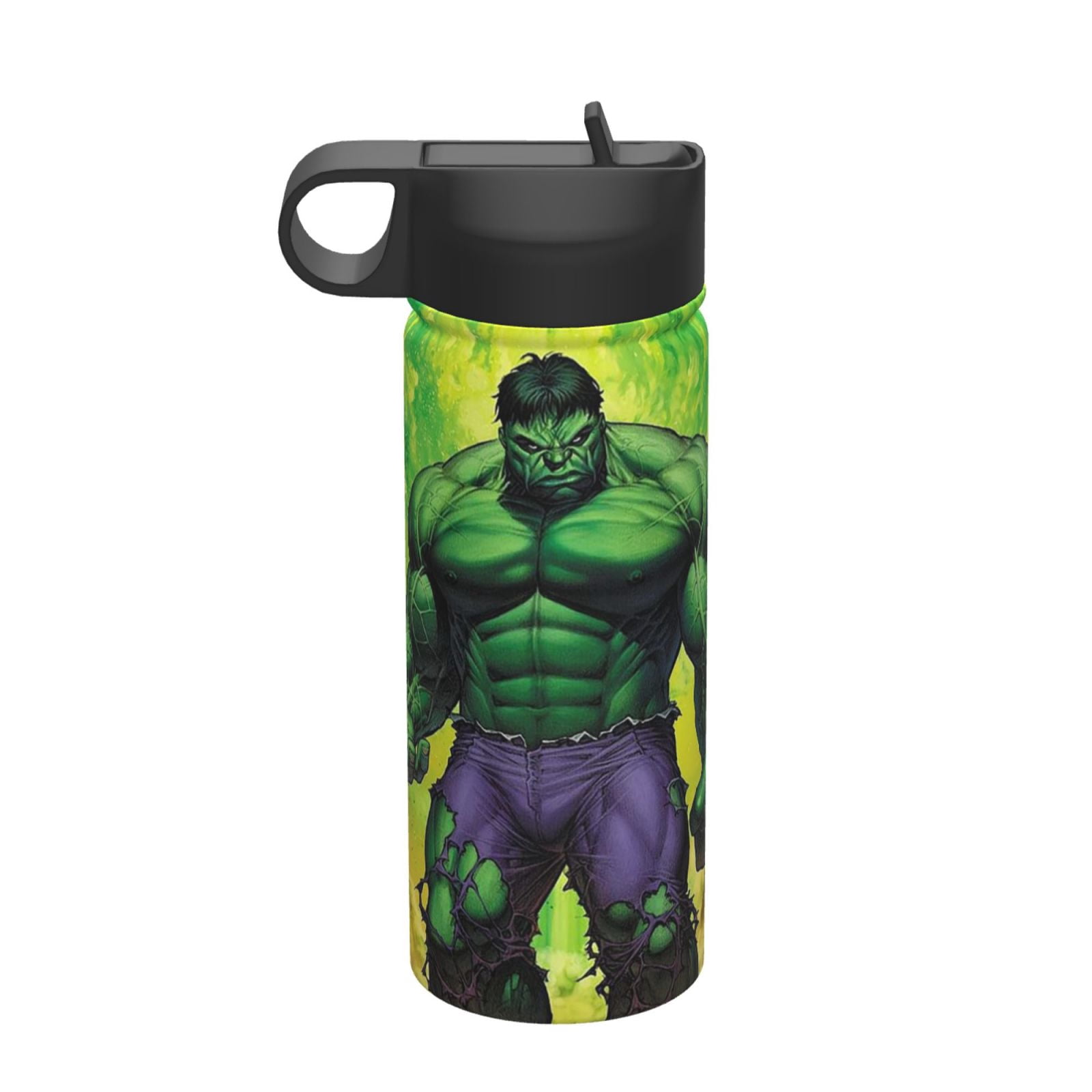 18oz Sports Insulated Kettle Drinking Cup Green Hulk Water Bottle ...