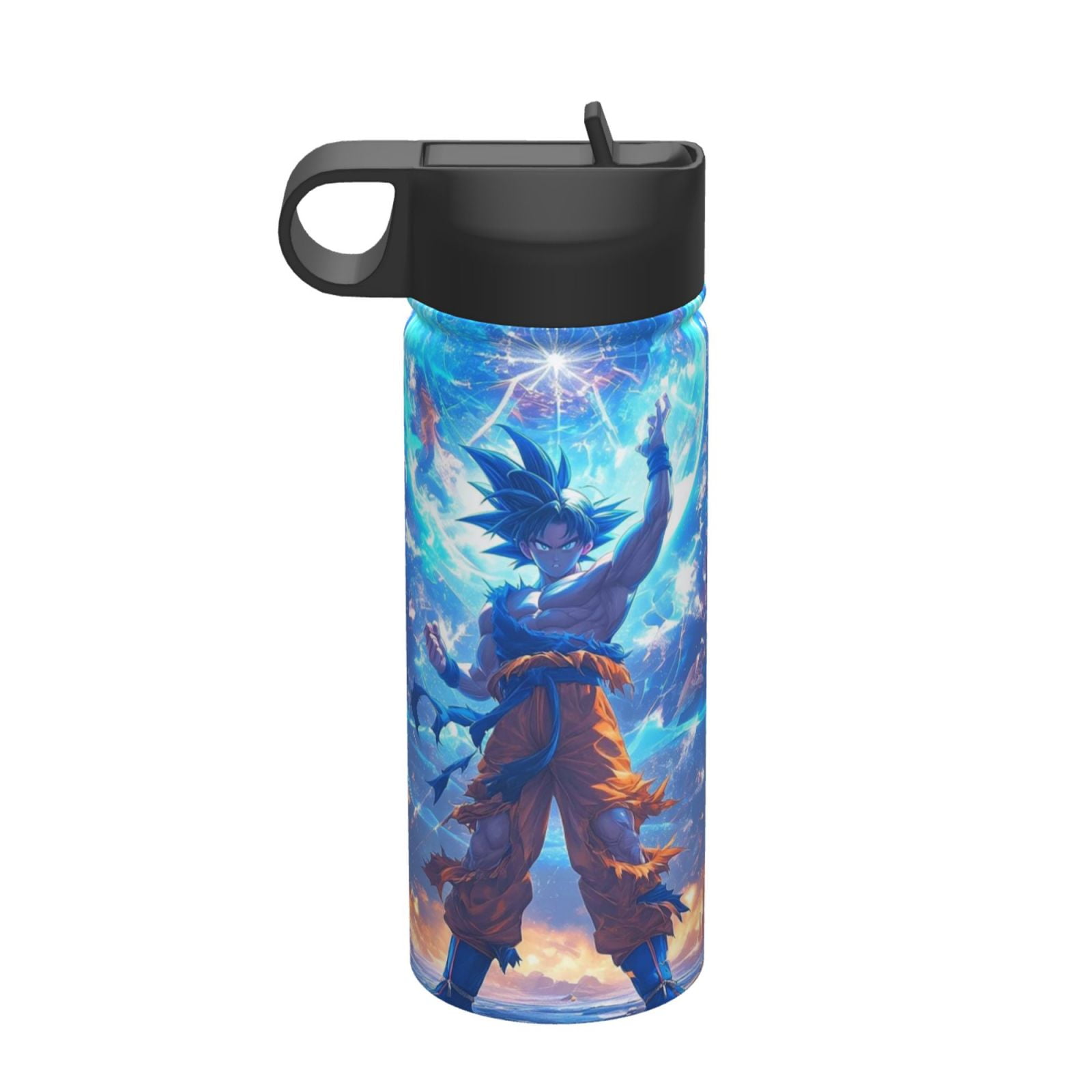 18oz Sports Insulated Kettle Drinking Cup Water Goku Water Bottle ...