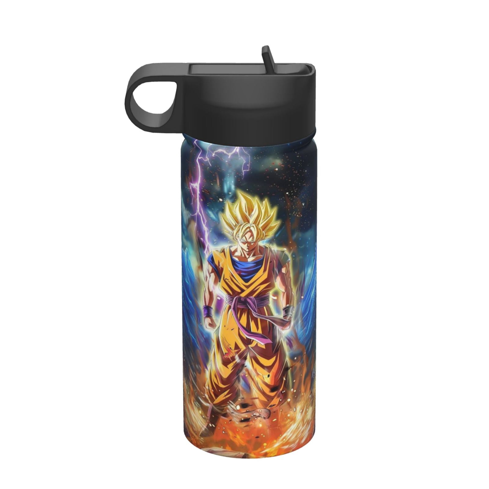 18oz Sports Insulated Kettle Drinking Cup Water Goku Water Bottle ...
