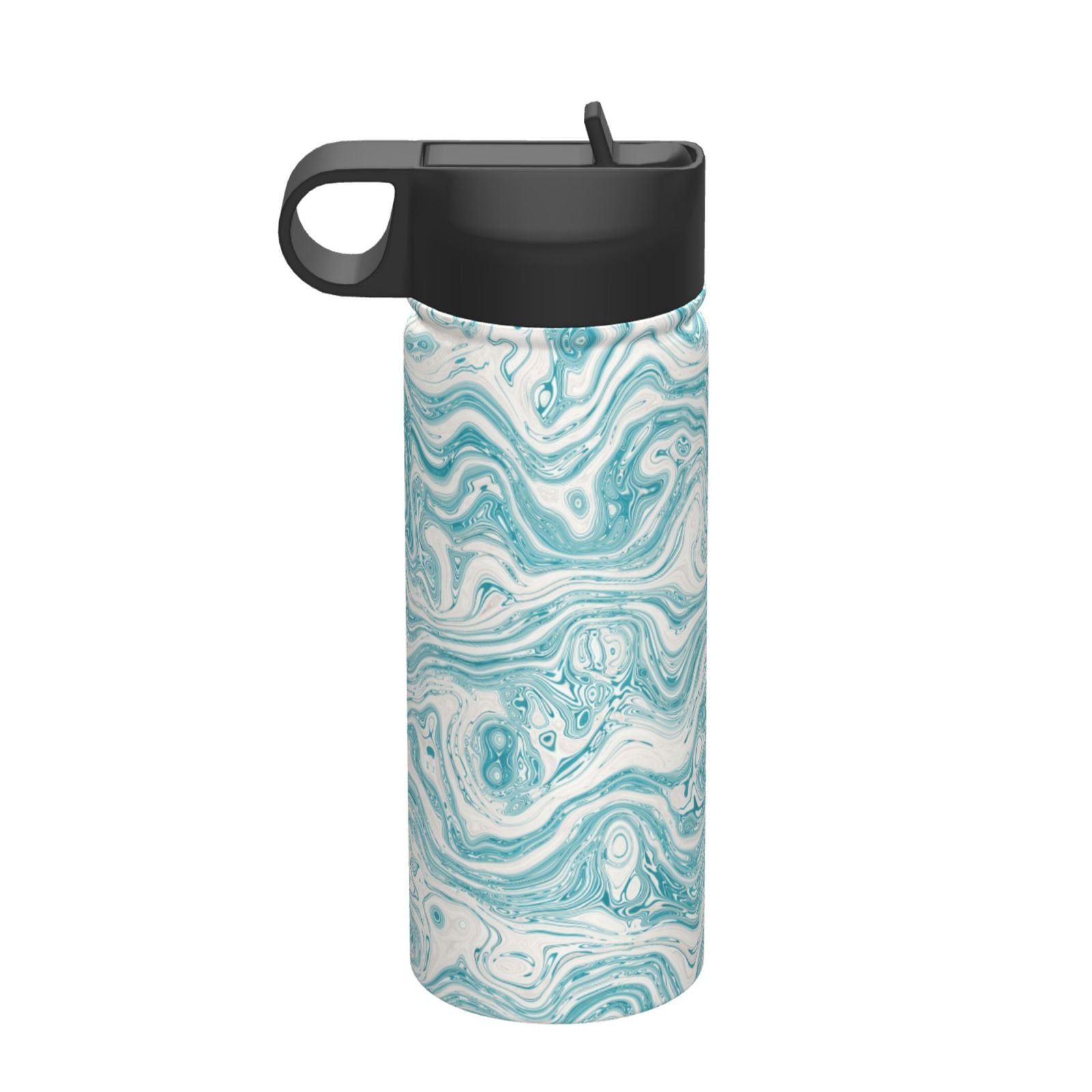 18oz Sports Insulated Kettle Space Pot Leak-Proof Pot Straw Cup Lid ...